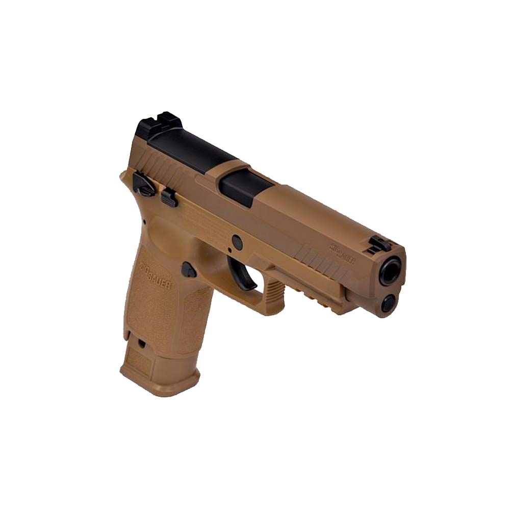 Sig Sauer M17 Gas Blowback (CO2) Airsoft Pistol – Tan | Impact Proshop