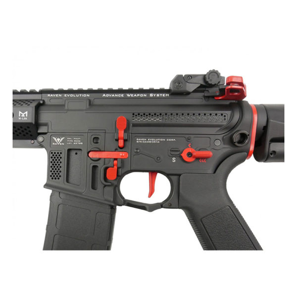 Raven Evolution Elite Type Zero CQC Gen2 AEG Airsoft Rifle – Red ...