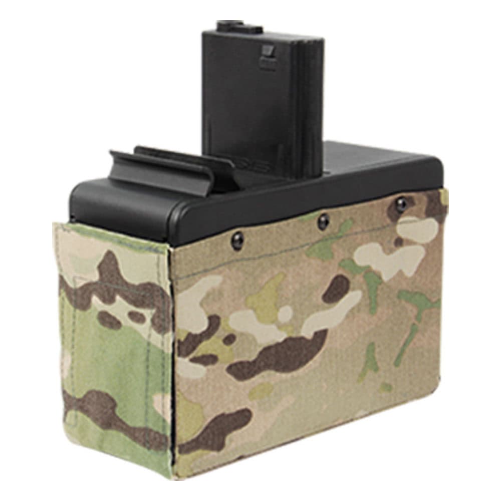 G&G Airsoft Drum Magazine LMG Type For M4 With Electronic Auto Winding ...